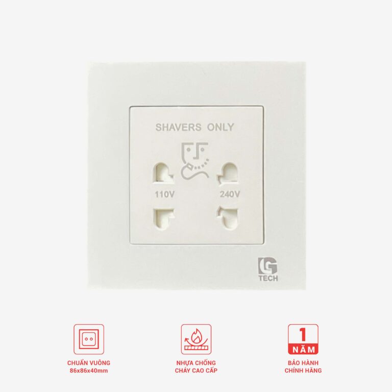 Ổ cắm chống giật tiêu chuẩn GFCI LG Tech LG-F21-080 | Technology For Life